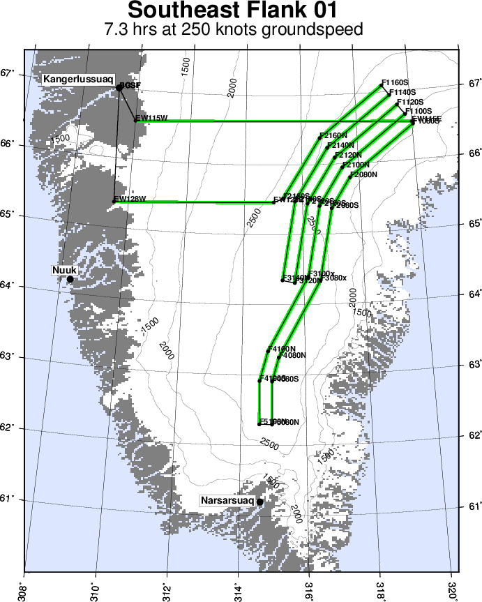 Map of Southeast FLank 01 | NASA Airborne Science Program